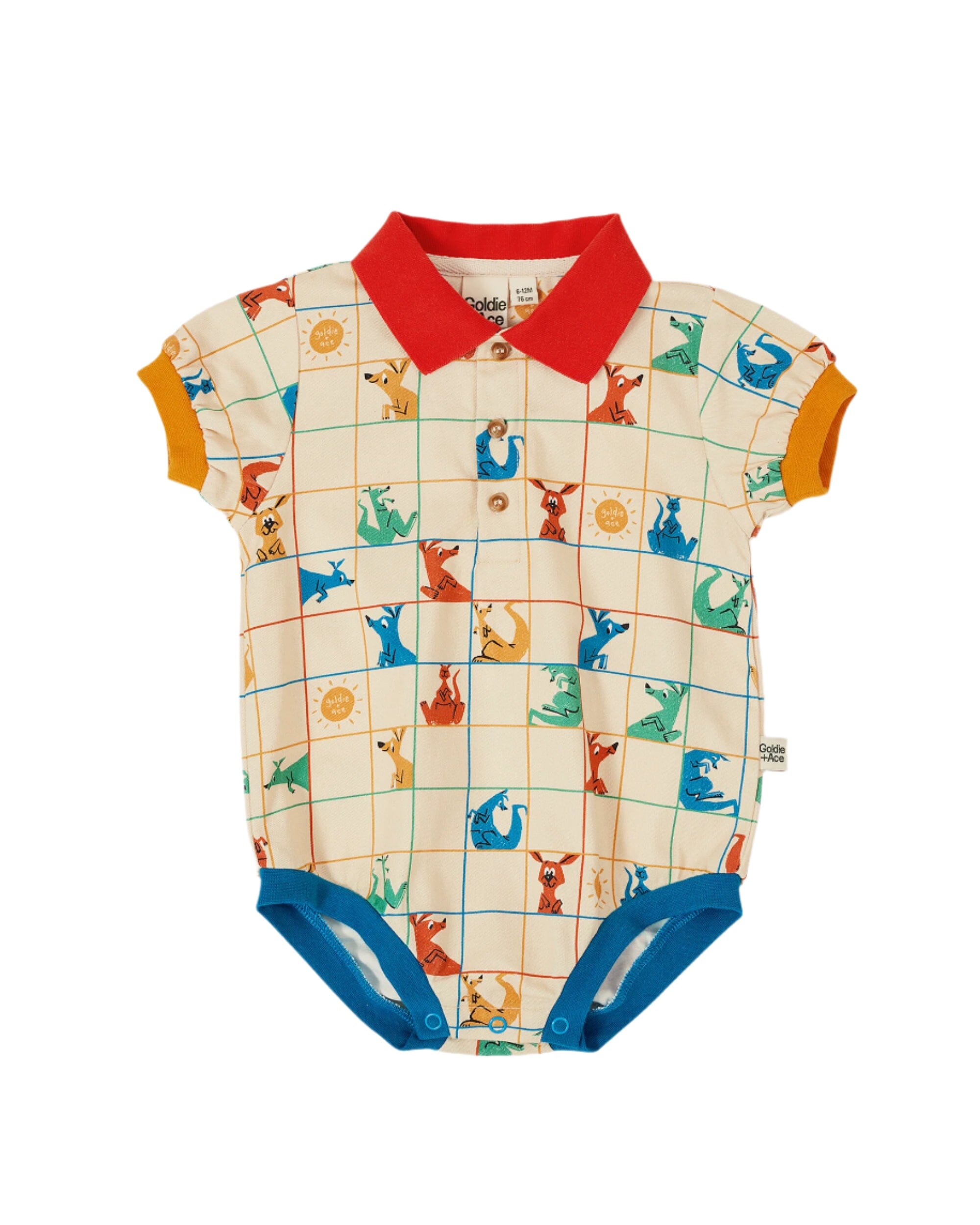 Goldie & Ace - Hopscotch Polo Romper
