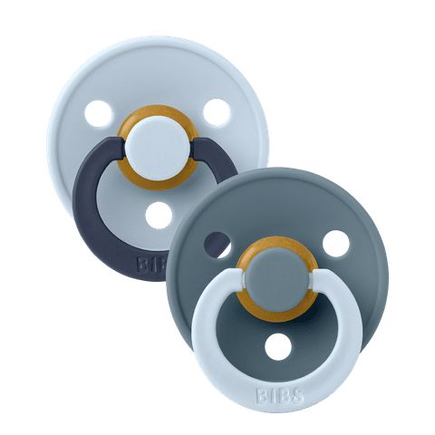 BIBS Dummies - Fusion Colour | Baby Blue/Petrol Mix