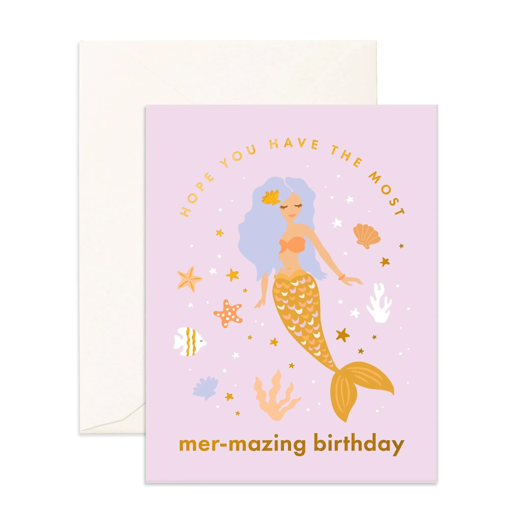 Fox & Fallow - Greeting Card | Mer-mazing Birthday