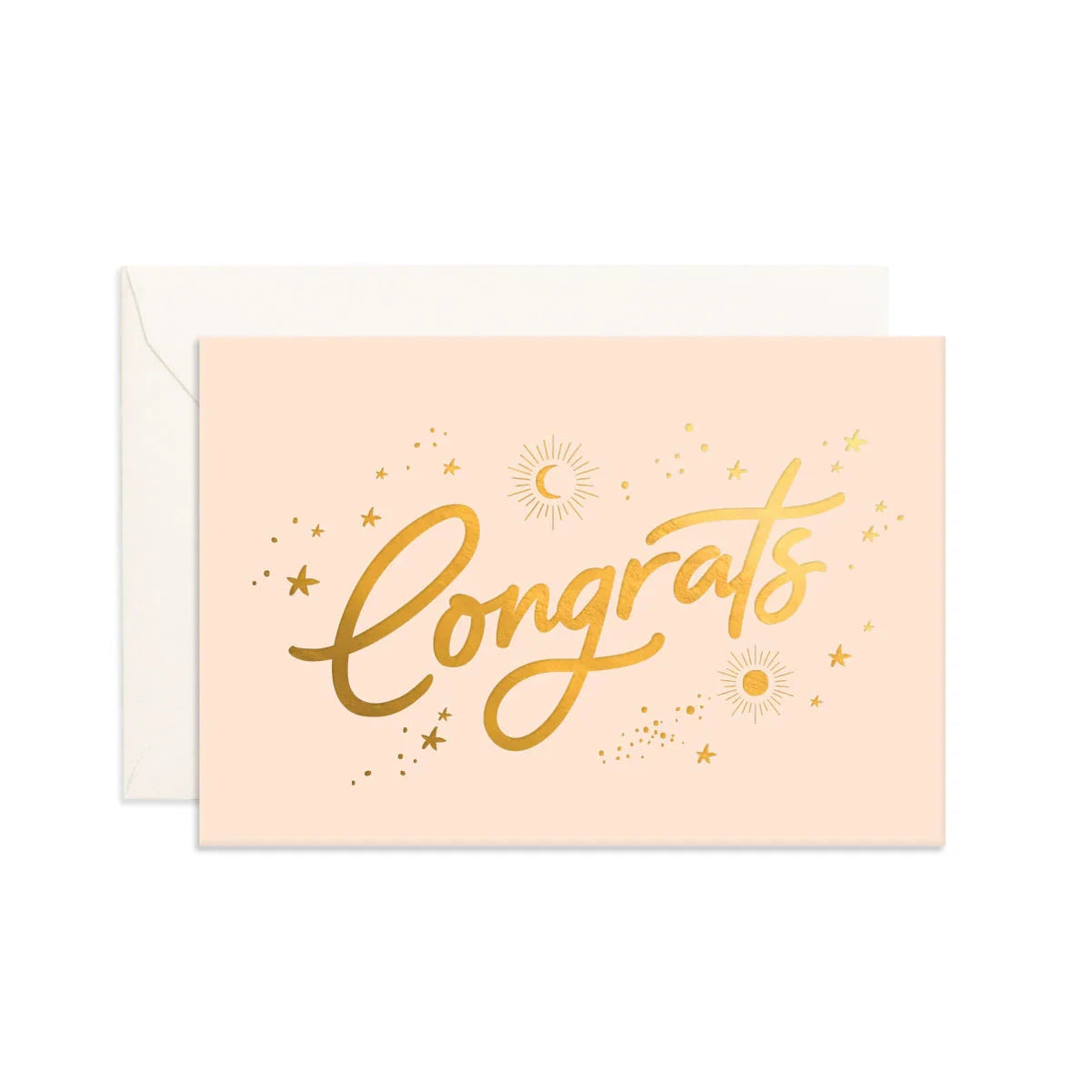 Fox & Fallow - Mini Greeting Card | Congrats Stars