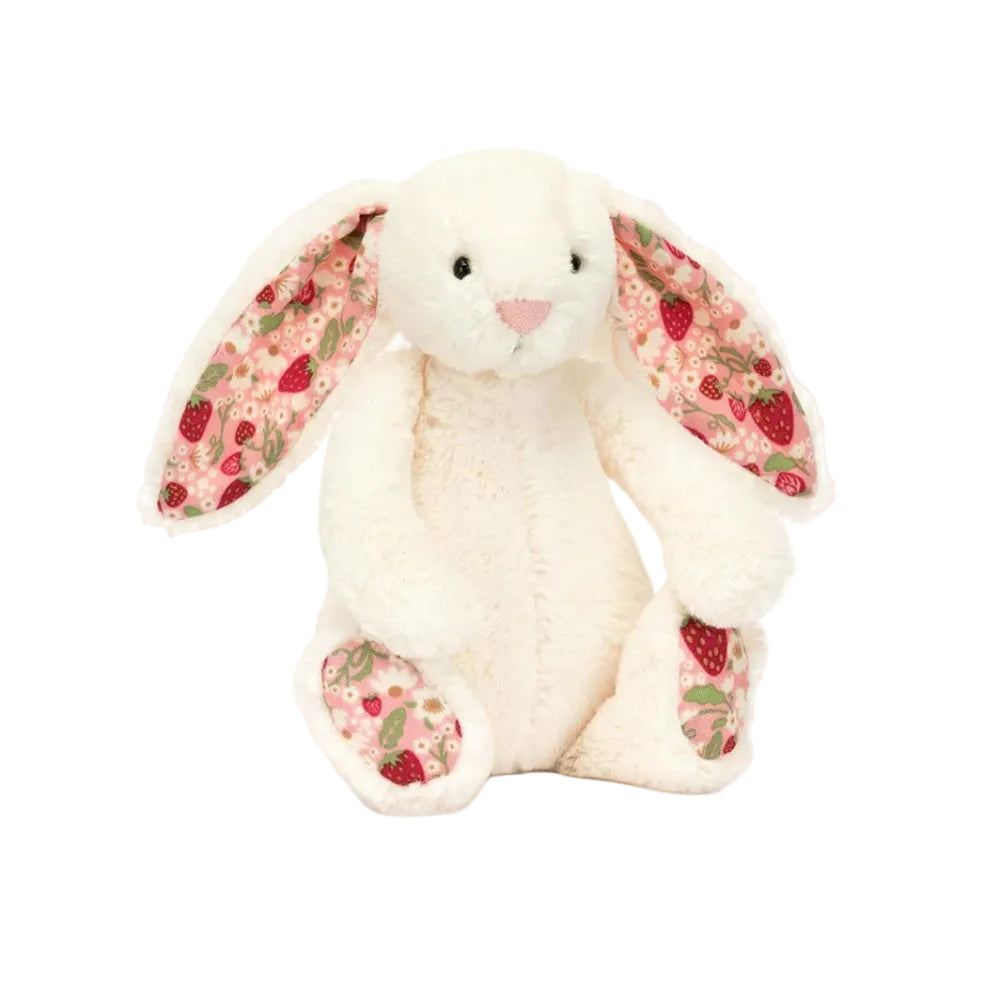 Jellycat Bashful Blossom - Little (Small) | Cream Berry Bunny