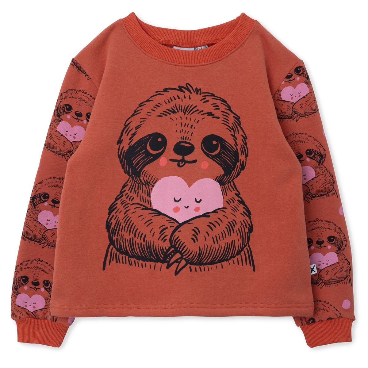 Minti Happy Sloth Furry Crew - Dusky Orange