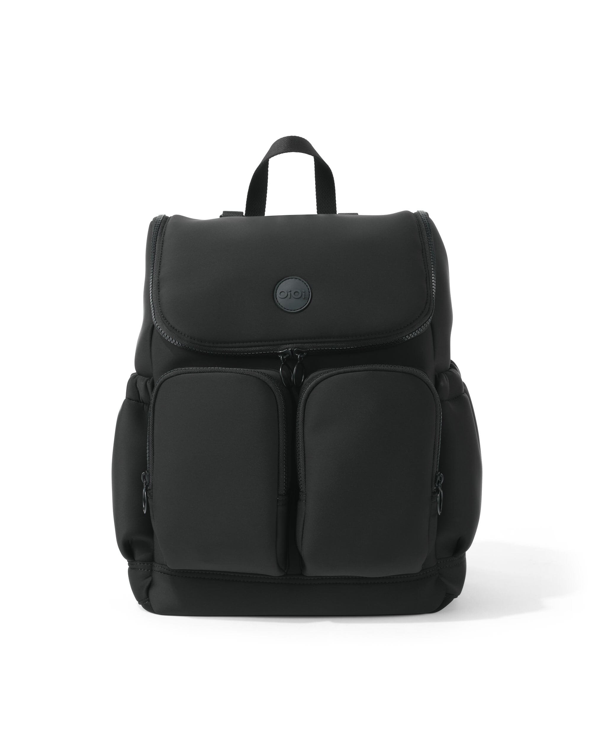 OiOi - Signature Nappy Backpack | Black Neoprene