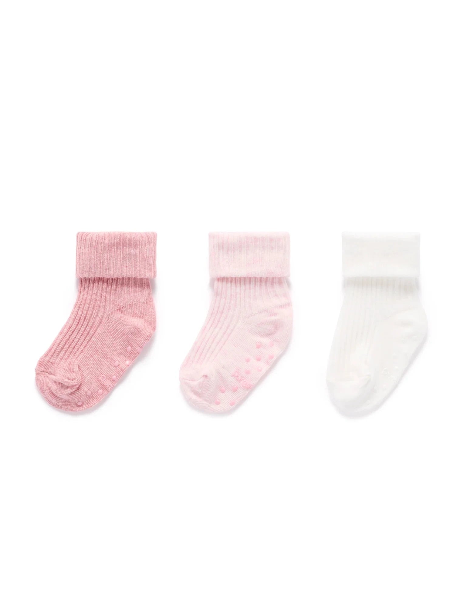 Pure Baby - 3 Rib Sock Pack | Pink