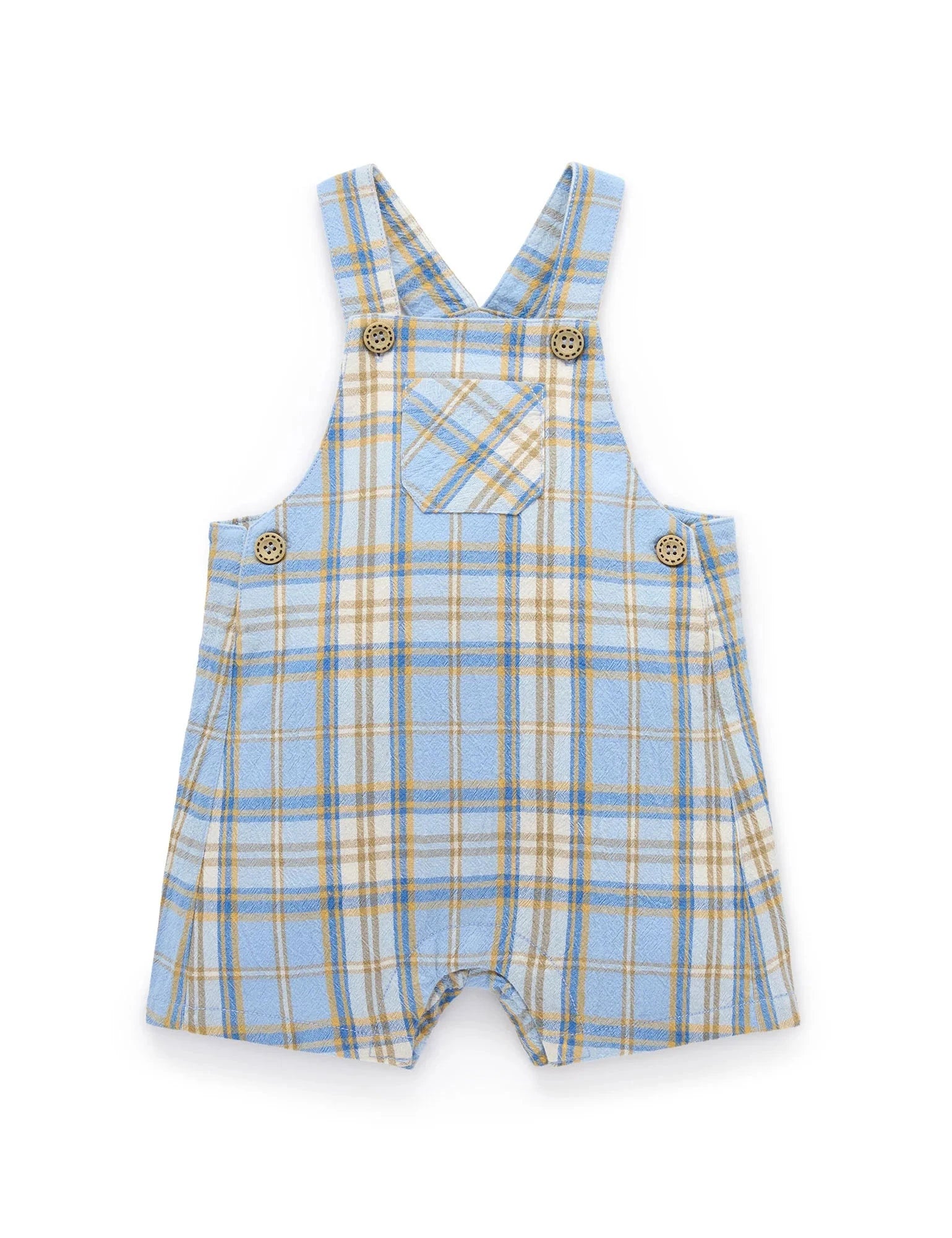 Purebaby - Check Overalls