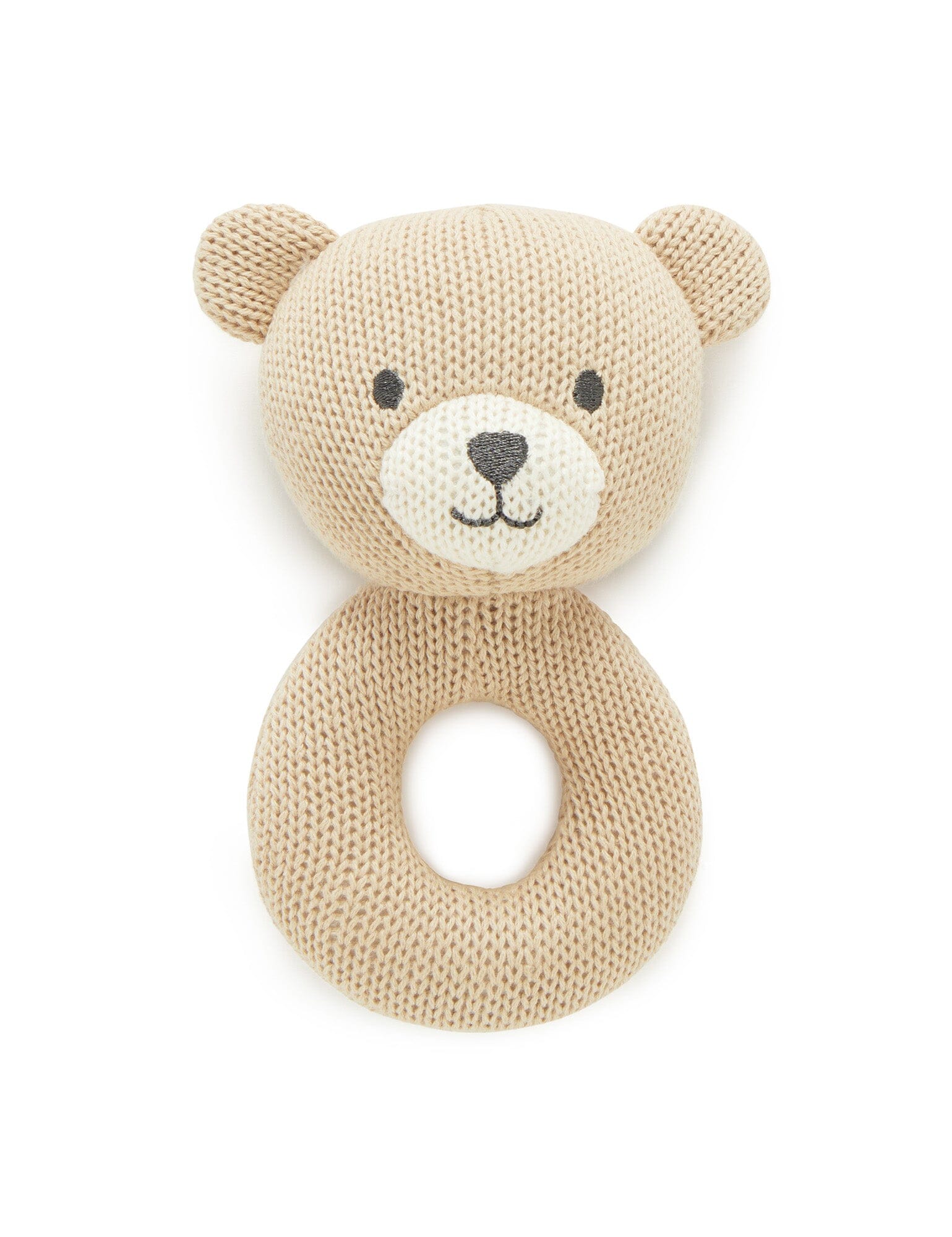 Pure Baby - Knitted Rattle