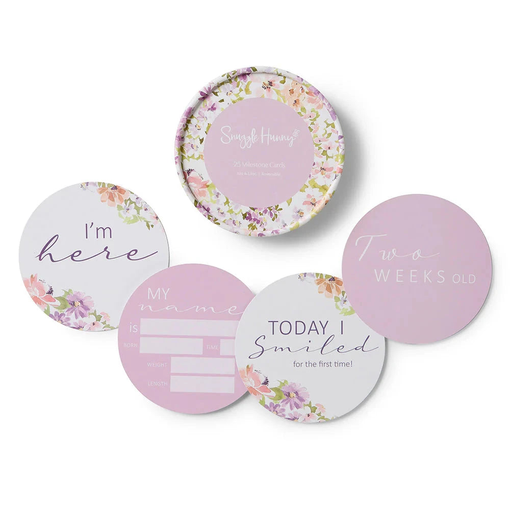 Snuggle Hunny - Reversible Milestone Cards | Isla & Lilac